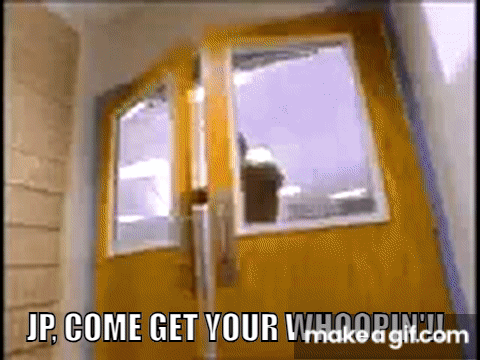 COME GET YOUR WHOOPIN' on Make a GIF