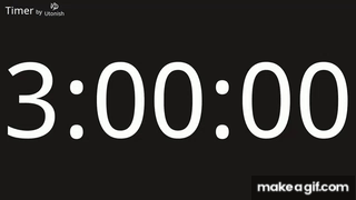 3 Hour Countdown Timer on Make a GIF