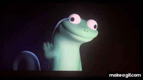 10 Hours of Elio Lizard Hitting Button on Make a GIF