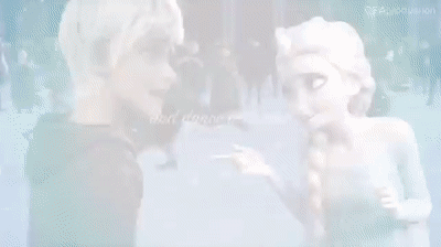 Jack Frost & Elsa “shut up and dance” on Make a GIF