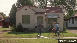 Napoleon Dynamite - "Bike Ramp" on Make a GIF
