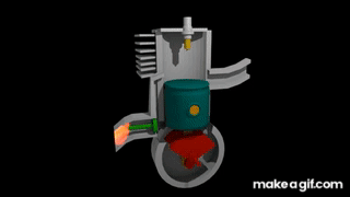 2 stroke engine animation on Make a GIF