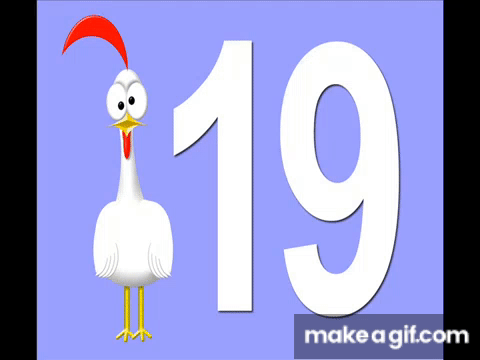 Teaching the numbers 10 to 20 on Make a GIF