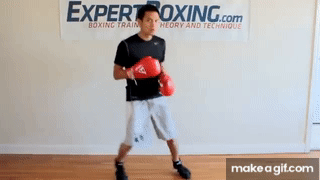 Boxing Footwork Technique #4 - Bounce-step on Make a GIF