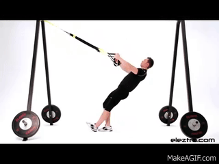 TRX - EJERCICIOS PARA EL ENTRENAMIENTO DE LOS HOMBROS on Make a GIF
