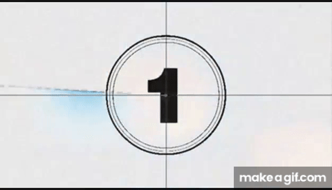 5 second countdown timer with beeps (classic) - 5 4 3 2 1 on Make a GIF