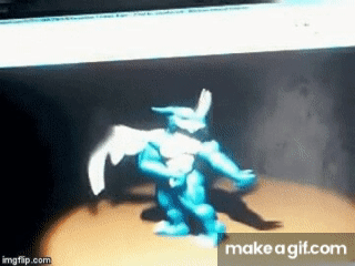 Digimon: Exveemon Muscle Flexing Part 2 (Images) on Make a GIF