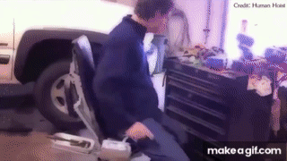 Human Hoist | Mechanics Chair on Make a GIF