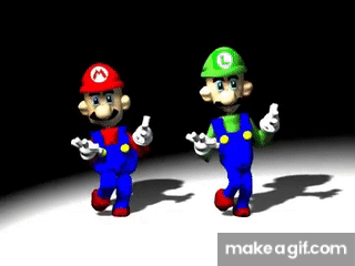 Super Mario Dance Bros on Make a GIF