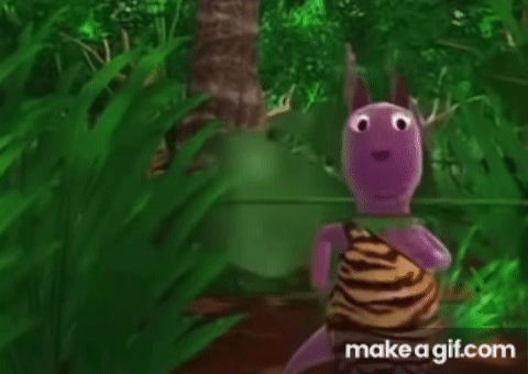 Backyardigans into the thick of it on Make a GIF