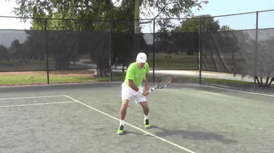 One Handed Backhand Tennis Lesson - Ahaaa Moment!! on Make a GIF