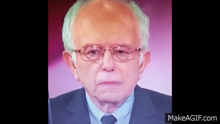 Bernie Sanders Epic Side Eye on Make a GIF