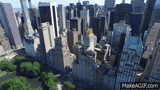 Best views of Manhattan NEW YORK from Above on Make a GIF