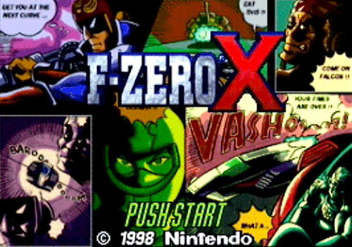 n64thstreet: Alternate title screen from F-Zero X, by... on Make a GIF