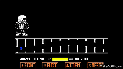 No Hit Sans on Make a GIF