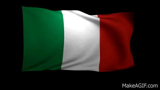 3D Rendering of the flag of Italy waving in the wind. on Make a GIF