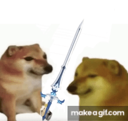 Sacrificial Sword Bonk on Make a GIF