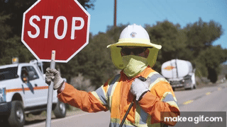 The County of Public Works - Road Maintenance Worker on Make a GIF