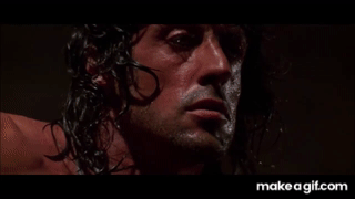 Rambo Verbeugt Sich Gif