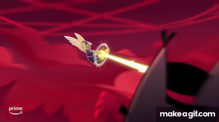 Lucifer Morningstar Fights Adam | Hazbin Hotel | Prime Video on Make a GIF
