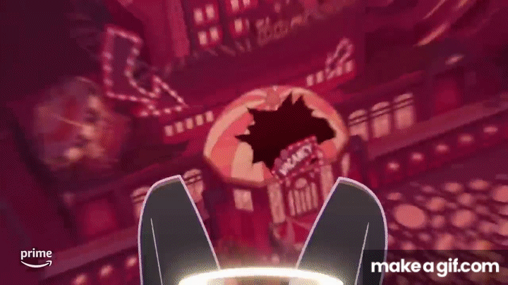 Lucifer Morningstar Fights Adam | Hazbin Hotel | Prime Video on Make a GIF