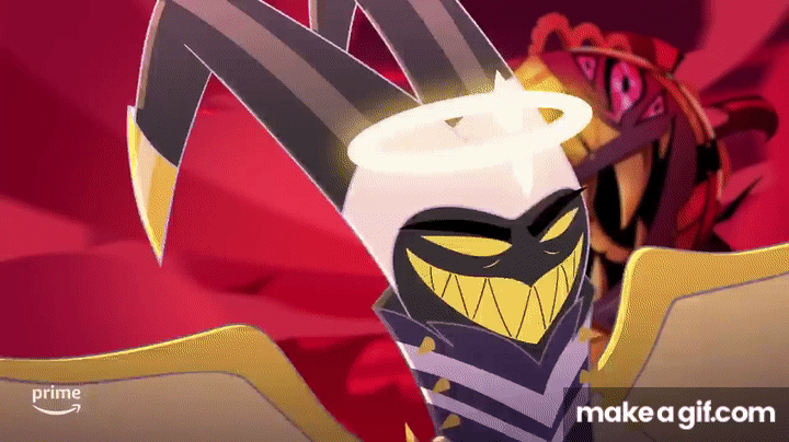 Lucifer Morningstar Fights Adam | Hazbin Hotel | Prime Video on Make a GIF