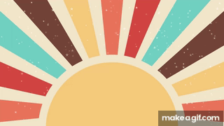 Colorful Vintage Background Video 4K : Retro Sunburst Rotation Mini ...