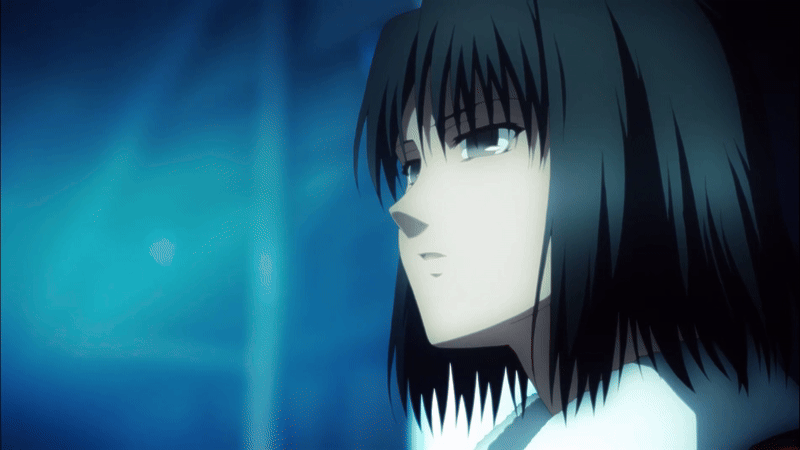 Shiki Ryougi exhausted on Make a GIF