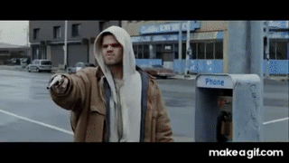 8 mile fight scene Chedar bawb shoots him self. on Make a GIF