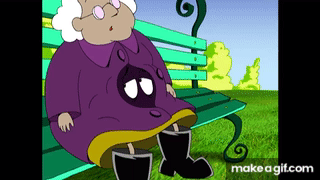 Courage The Cowardly Dog | Cajun Fox | Cartoon Network on Make a GIF