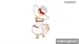 Lucifer duck dancing hazbin hotel animation) on Make a GIF