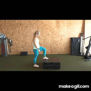 Single Leg Box Jump on Make a GIF