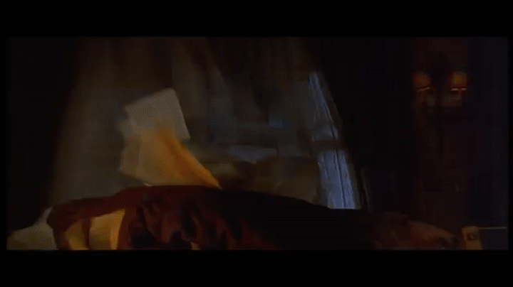 Matilda Miss Trunchbull House at Night Scene on Make a GIF