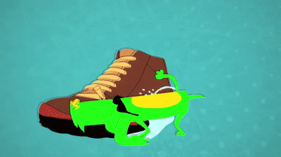 Camper Waterproof shoes - put to the test! on Make a GIF