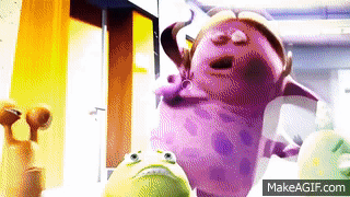 Mike Wazowski Monsters Inc Gif
