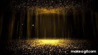 GOLD PARTICLES ABSTRACT BACKGROUND |4K GOLDEN DUSTS PARTICLES PRESET ...