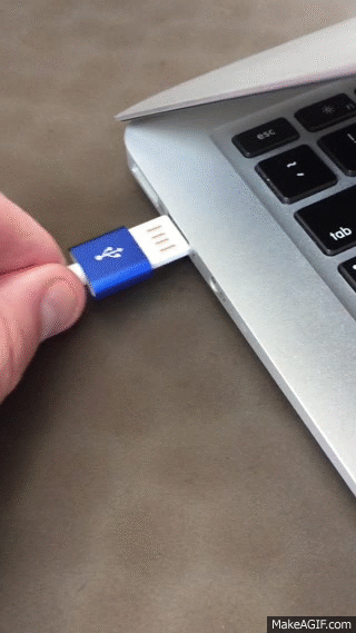 dio reversible USB on Make a GIF