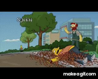 The Simpsons - Days without an accident on Make a GIF