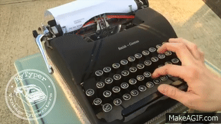 How to Use a Typewriter on Make a GIF