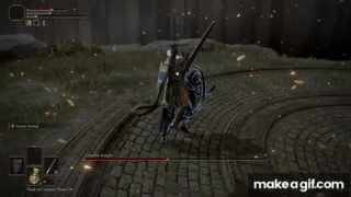 Elden Ring - Crucible Knight Boss Fight (4K 60FPS) on Make a GIF