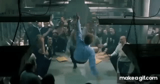 Elf - Mail Room Dance Scene on Make a GIF