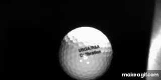 Golf Ball Hitting Steel in Slow Motion on Make a GIF