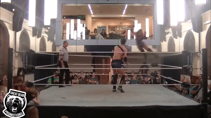 Toni Storm - Flying Cross Body Gif on Make a GIF