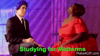Studying For Midterms on Make a GIF