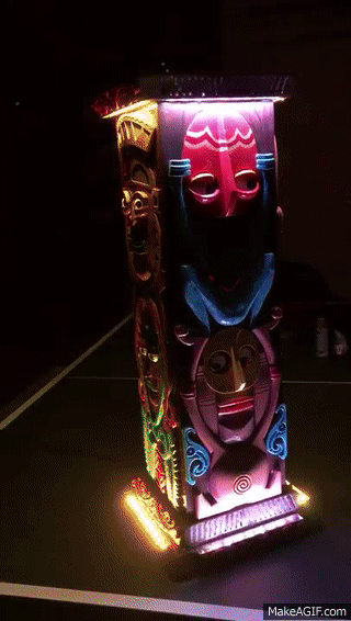 My Enchanted Tiki Room Talking Tiki Tribute Project on Make a GIF
