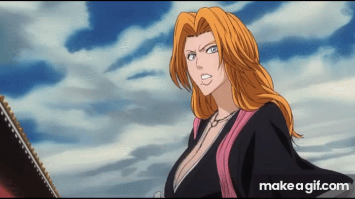 Rangiku Matsumoto badass block on Make a GIF
