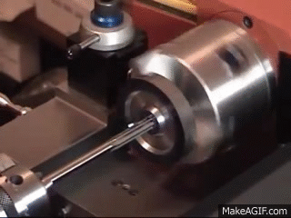 02-01 - Tender Wheel (Axle Hole Reaming) on Make a GIF