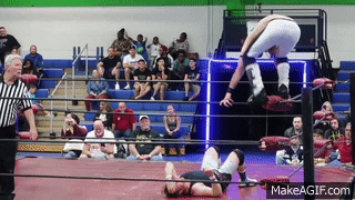 WiKiD Elbow Drop on Make a GIF
