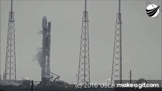 SpaceX - Static Fire - AMOS-6 - UFO cause to rocket explosion in slow ...