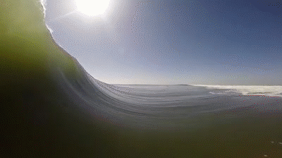 Awesome Footage Of GoPro Under a Wave on Make a GIF